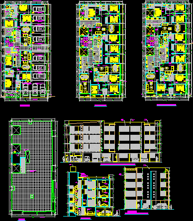 Corner Apartment Building - Puerto Rico DWG Section for AutoCAD ...