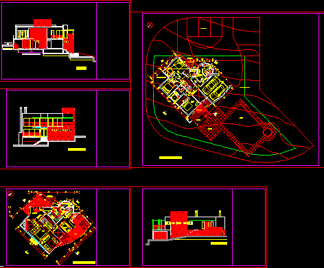 Corner House DWG Section for AutoCAD • Designs CAD