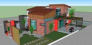 Cottage 3D SKP Model for SketchUp • Designs CAD