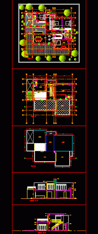 Cottage DWG Block for AutoCAD • Designs CAD