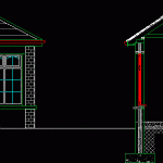 Spiral Staircase DWG Section for AutoCAD • DesignsCAD