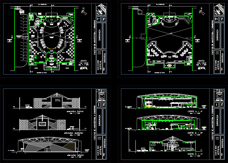 Disco In Barranca- Two Fronts One To The Sea DWG Section for AutoCAD ...