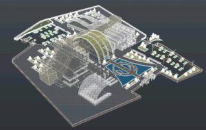 Educational Complex 3D DWG Model for AutoCAD • Designs CAD