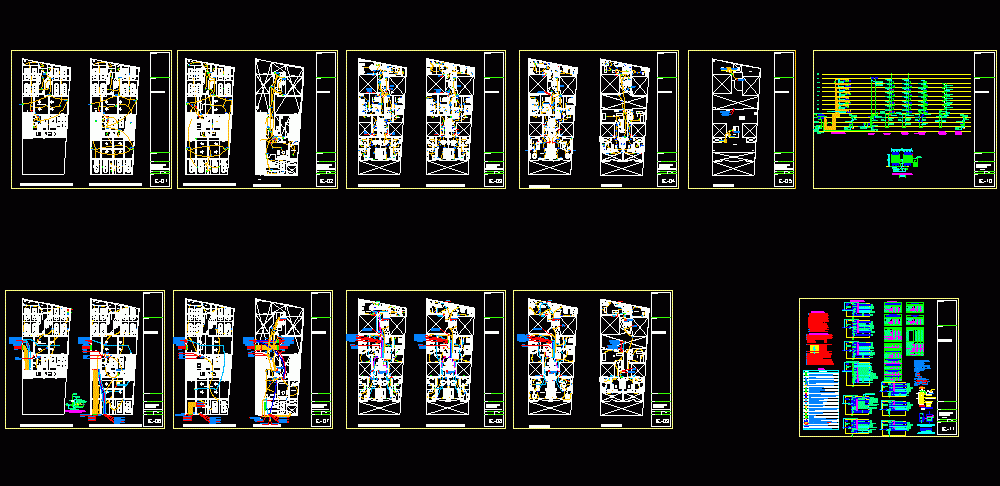 Facilities Planning Emergency Lighting And Light 1st 2nd 3rd DWG Detail ...