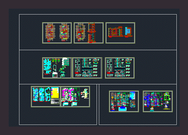 Family House 3 Levels And Roof DWG Full Project for AutoCAD • Designs CAD