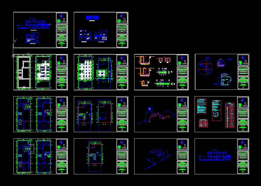 Final Design Housing 2 Level DWG Full Project for AutoCAD • Designs CAD