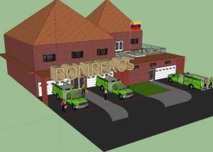 Fire Station 3D SKP Model for SketchUp • Designs CAD