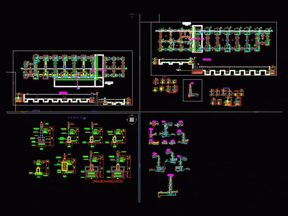 Foundations Of Educational Institution Modules DWG Detail for AutoCAD ...