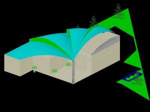 Funeral Home 3D DWG Model for AutoCAD | DesignsCAD