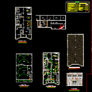 Gallery And Housing DWG Block for AutoCAD | Designs CAD