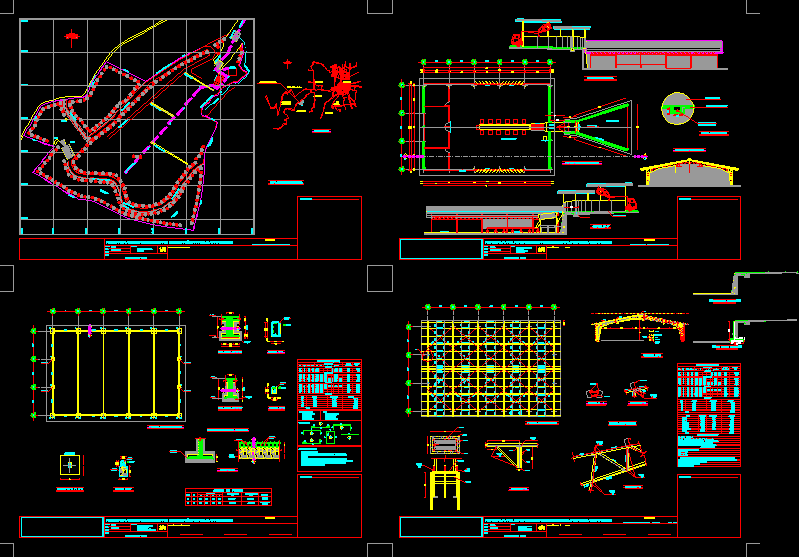 Garbage Recycling Solid Waste Treatment Plant DWG Plan for AutoCAD ...