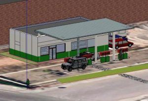 Gas Stations 3D SKP Model for SketchUp • Designs CAD