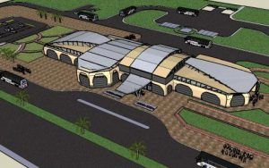 Gives Bus Terminal 3D DWG Model for AutoCAD • Designs CAD