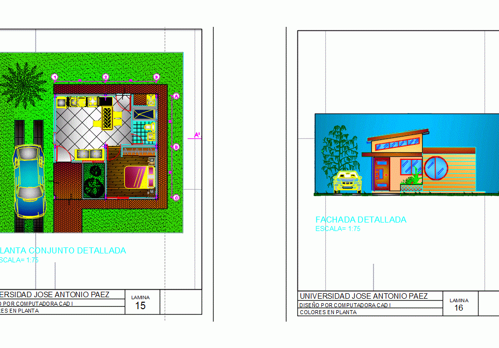 Ground And Facade Colors DWG Block for AutoCAD • Designs CAD