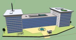 Headquarters Building Gives Lcmm 3D SKP Model for SketchUp • Designs CAD