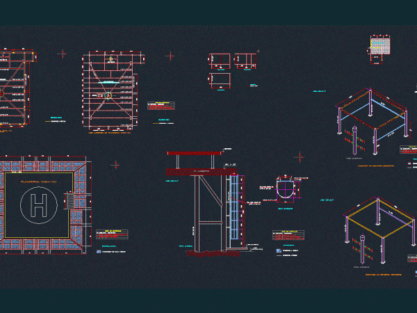 Heliport DWG Detail for AutoCAD • Designs CAD