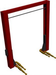 Hidraulic Lift For Vehicles 3D DWG Model for AutoCAD • Designs CAD