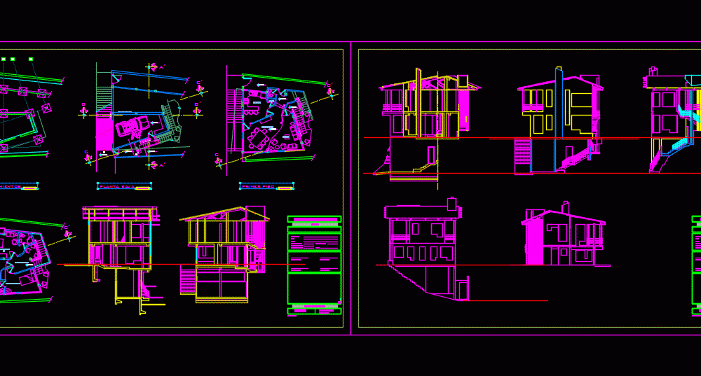 Holiday Accommodation On Upper Slope DWG Block for AutoCAD • Designs CAD