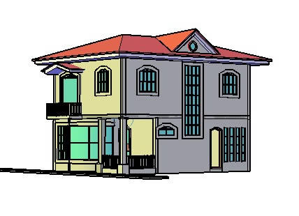 Home 3D DWG Model for AutoCAD • Designs CAD