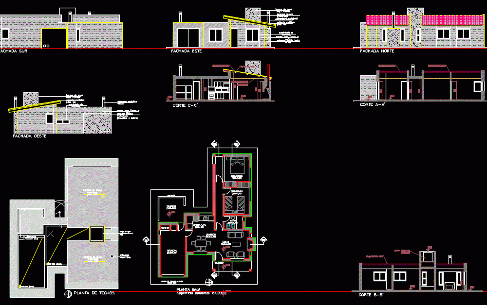 Home DWG Block for AutoCAD • Designs CAD