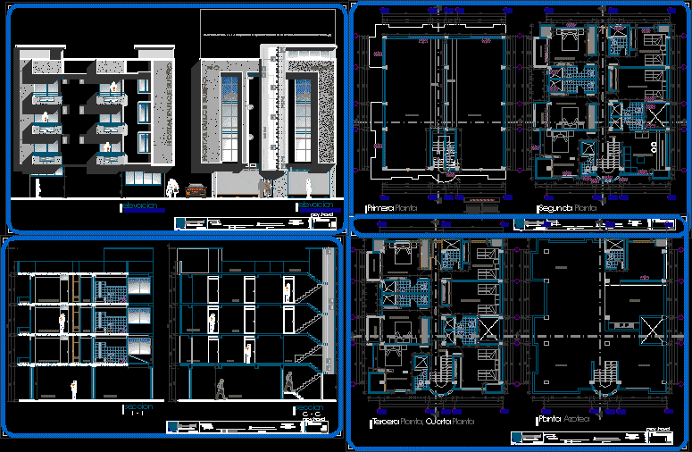 Hotel In Rio Negro DWG Full Project for AutoCAD • Designs CAD