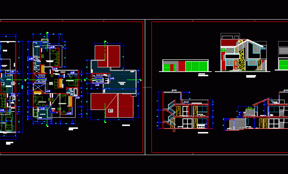 House Is A Project DWG Full Project for AutoCAD • Designs CAD