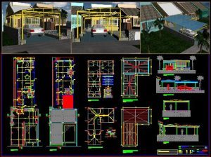 House Project DWG Full Project for AutoCAD • Designs CAD