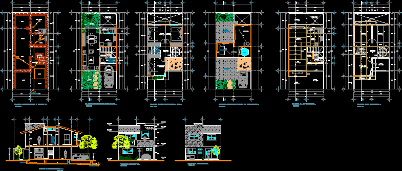 Housing DWG Section for AutoCAD • Designs CAD