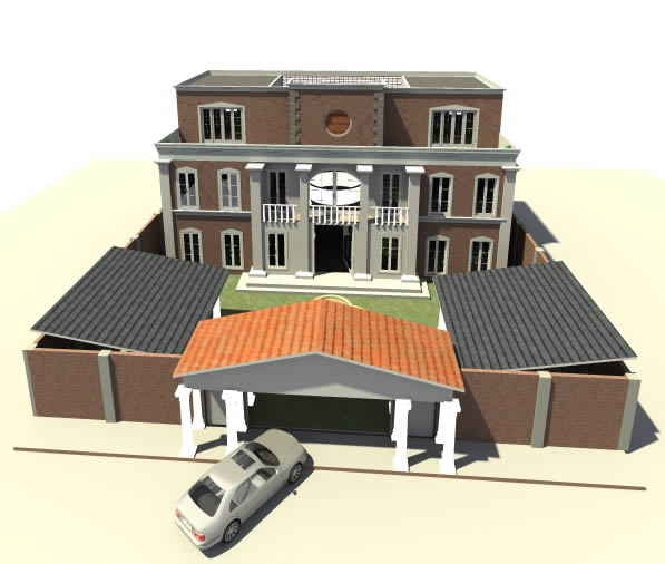 Housing Project 3D 3DS Full Project for 3D Studio Max • Designs CAD