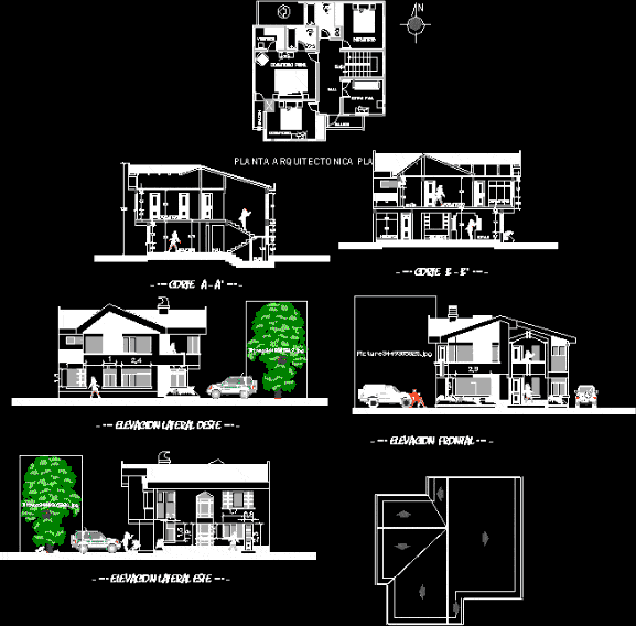 Housing Project Details Complete Construction DWG Full Project for AutoCAD • Designs CAD