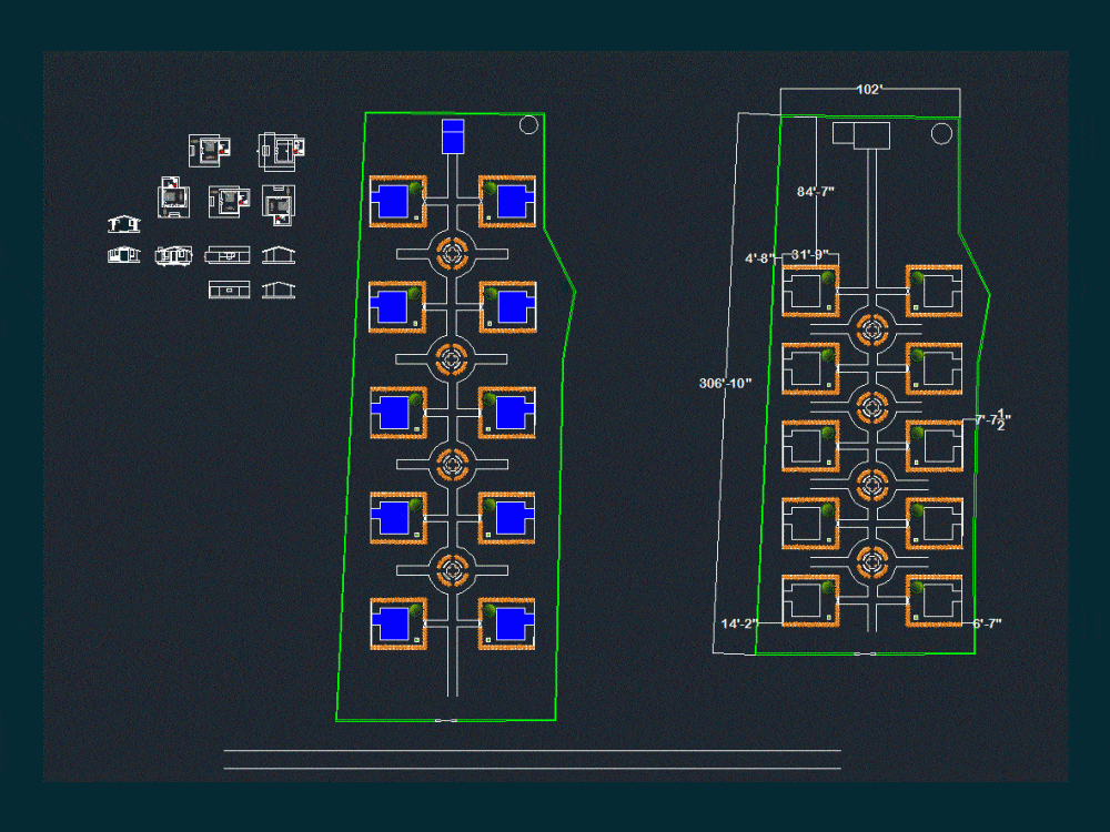 Huts In India For Tourists DWG Block for AutoCAD • Designs CAD