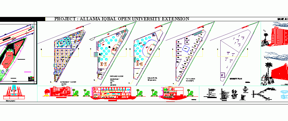 Institutional And Residential And Commercial Building DWG Plan for ... Institutional And Residential And Commercial Building DWG Plan for ...