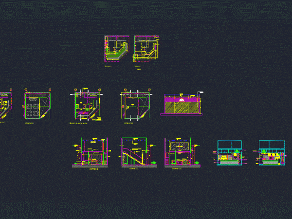 Japanese Retaurante DWG Section for AutoCAD • Designs CAD