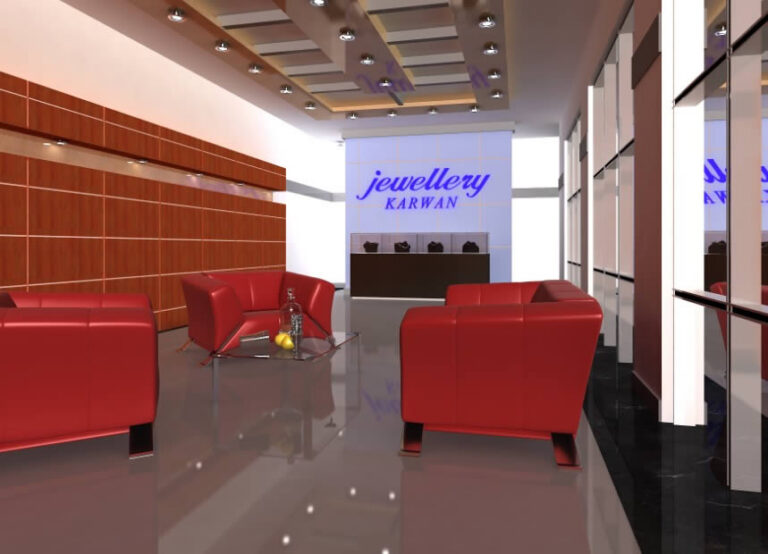 Jewellery Shop Interior Design 3D MAX Model for 3D Studio Max | DesignsCAD