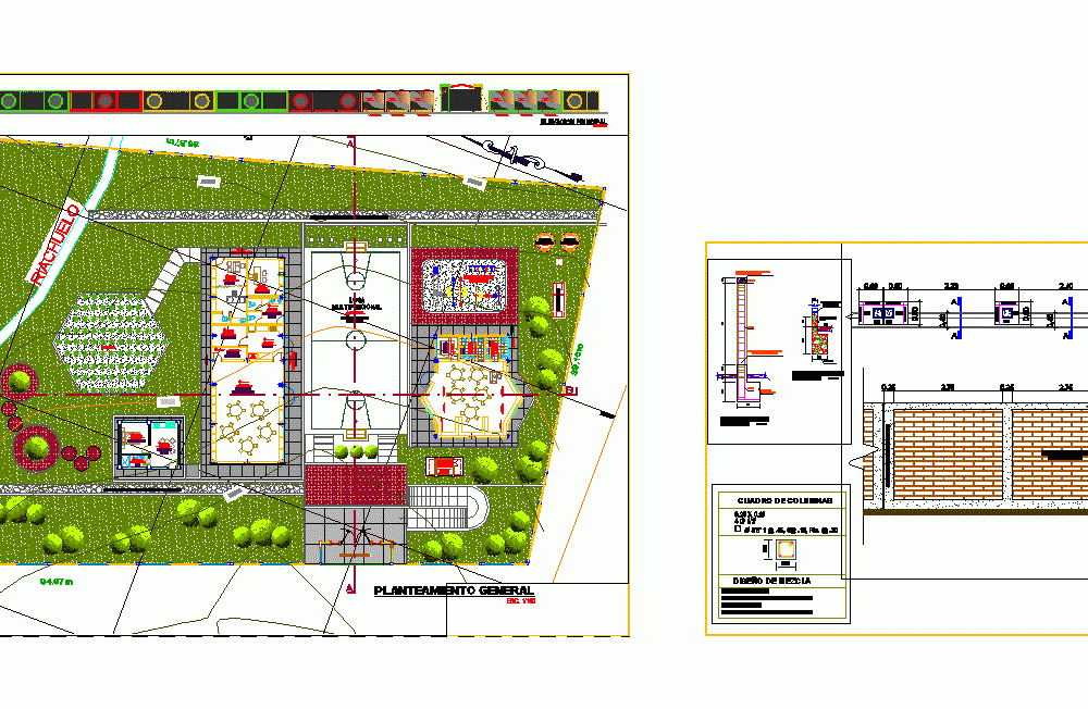 Kindergarten DWG Section for AutoCAD • Designs CAD