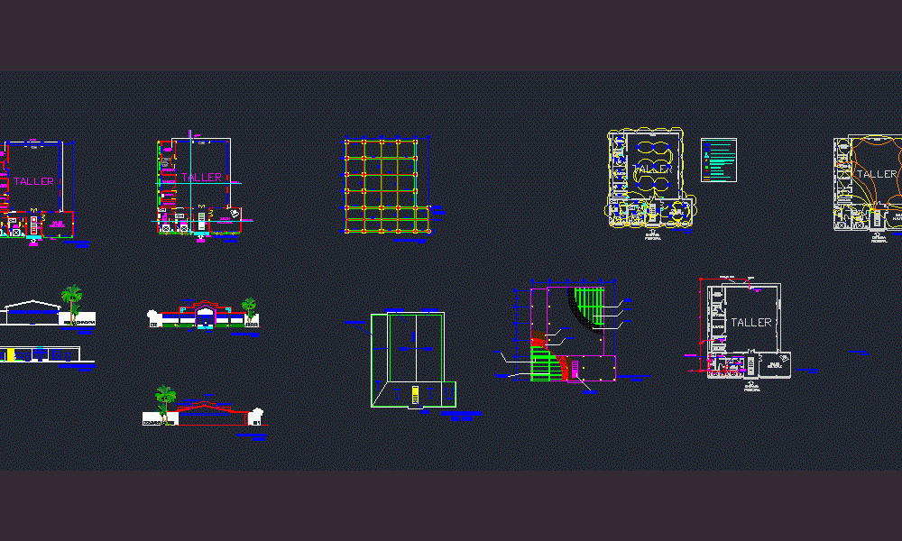 Machining Workshop For Graduate Institute DWG Full Project for AutoCAD ...