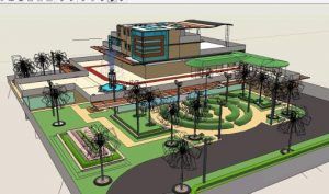 Mansion At The Beach 3D SKP Model for SketchUp • Designs CAD