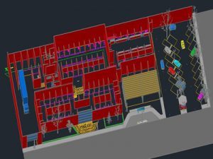 Market 3D DWG Model for AutoCAD • Designs CAD