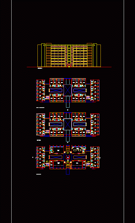 Married Student Hostel DWG Block for AutoCAD • Designs CAD