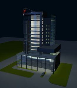 Max Building 3D MAX Model for 3D Studio Max • Designs CAD