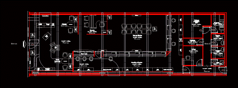 Mini Service Center Movistar DWG Full Project for AutoCAD • Designs CAD
