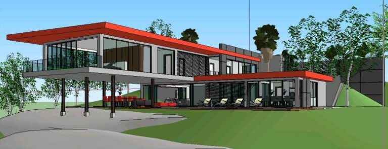 Modern House 3D SKP Model for SketchUp • Designs CAD