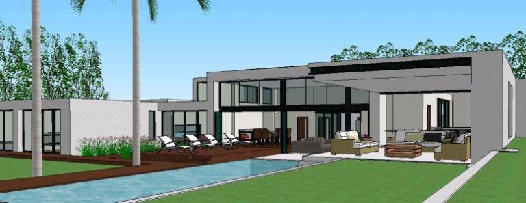Modern House 3D SKP Model for SketchUp • Designs CAD