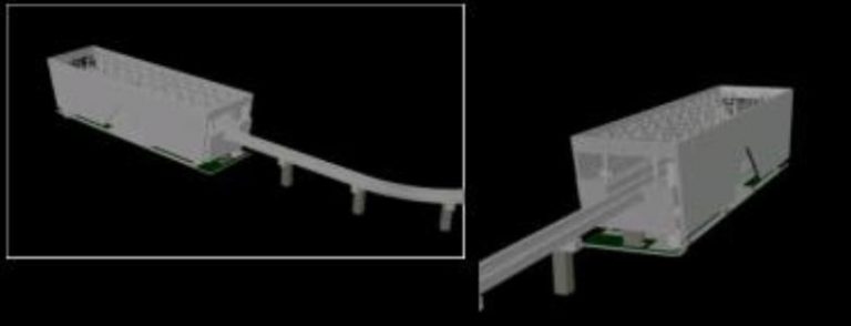 Monorail Station DWG Block for AutoCAD • Designs CAD