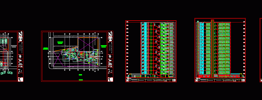 Multi 16 Levels DWG Block for AutoCAD • Designs CAD