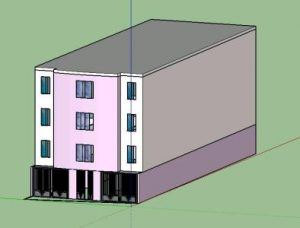 Multi-Family Home 3D SKP Model for SketchUp • Designs CAD