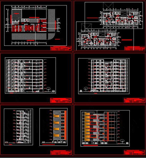Multifamily, 10 Storeys, Jesus Maria District, Lima DWG Full Project ...