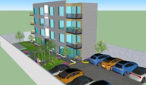 Multifamily Building 3D SKP Model for SketchUp • Designs CAD