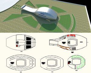 Museum 3D DWG Model for AutoCAD • Designs CAD