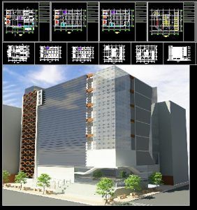 Office Building DWG Block for AutoCAD • Designs CAD
